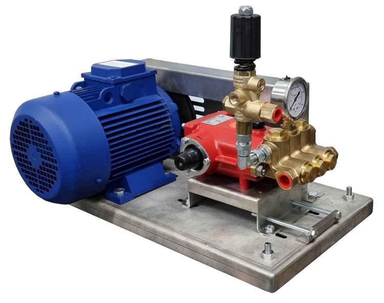 Насосная установка на базе плунжерного насоса P21/23-130D 2.2 kW на раме